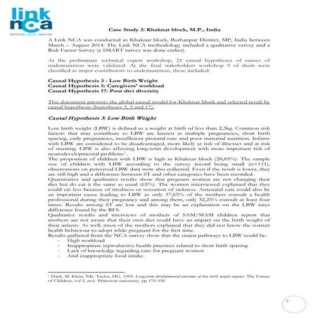 Link NCA Case Study 3 | PDF | Pregnancy | Reproductive Health