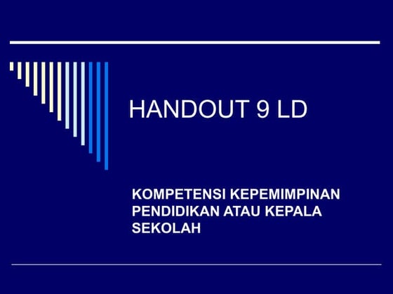 Model Kompetensi Kepala Sekolah sesuai Perdirjen GTK nomor 7327 | PDF