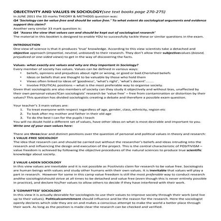 Values: Handout Booklet | DOCX