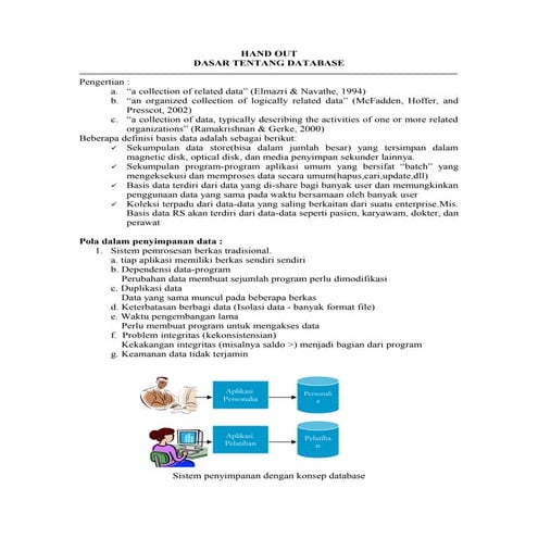 Handout database | DOC