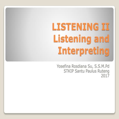 Handout listening 2 | PPTX