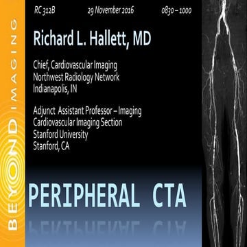 Peripheral CTA Imaging | PDF