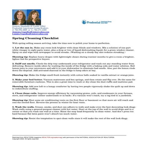 Prepare Your Home for Sale - Checklist | PDF