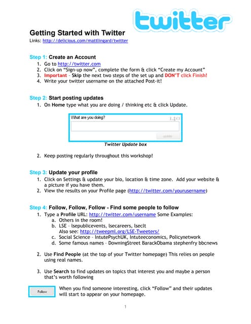 Annotated Twitter Screenshots | PPT