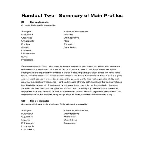 Handout two | DOC