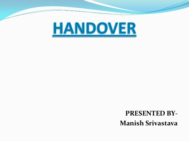 Handover