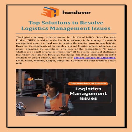 handover-Top Solutions to Resolve Logistics Management Issues.pdf