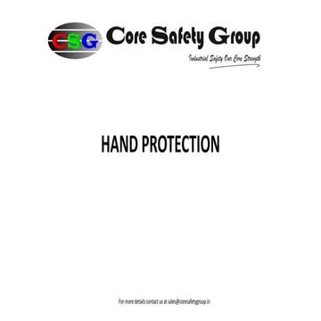 Hand protection csg | PPTX