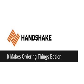 Handshake presentation | PPTX