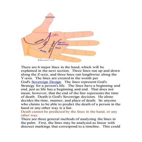 Hands in scripture . | DOCX