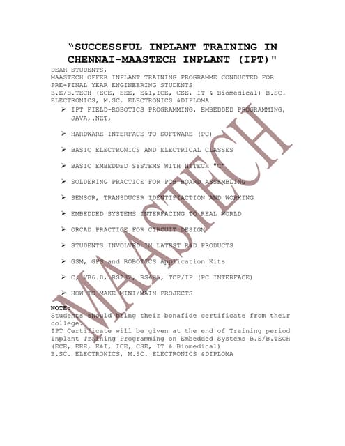 ELECTRICAL BASED EMBEDDED SYSTEM PROJECTS | PDF