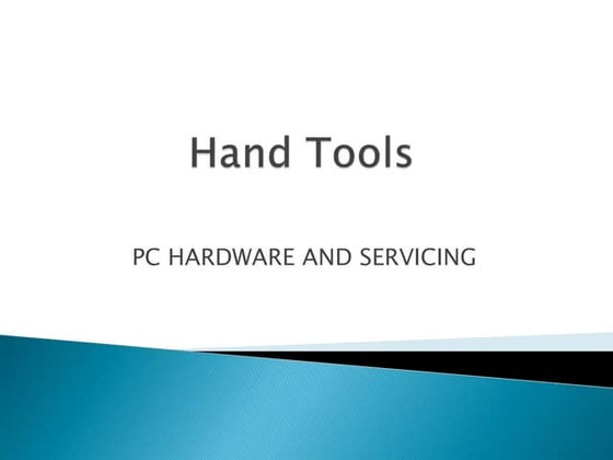 Tle Computer Systems Servicing Hand Tools Ppt 6353