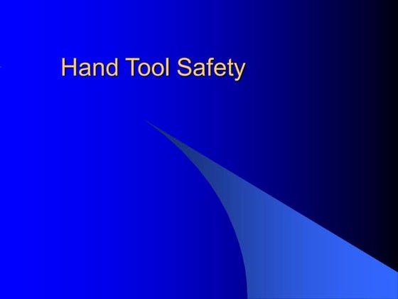Hand Tool Safety.ppt