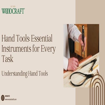 Hand Tools Essential Instruments for Every Task .pdf | Woodworking ...