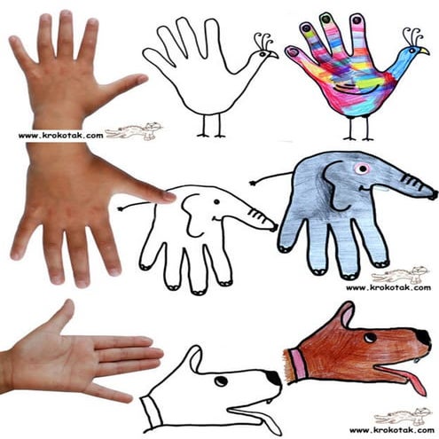 Hand tracing from Krokotak.com