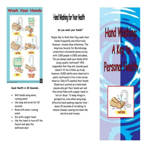 Handwashing brochure | DOCX
