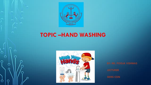 Hand washing | PPTX