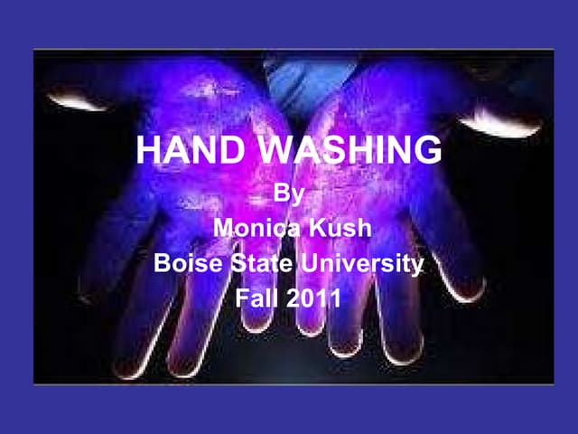 Hand washing presentation | PPT