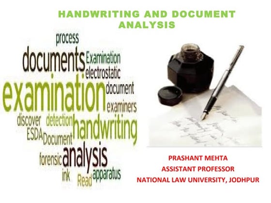 FORGERY (QUESTIONED DOCUMENT) WITH CASE STUDY | PPT