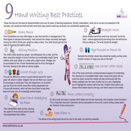 Handwriting tips - 9 best practices for kids | PPT