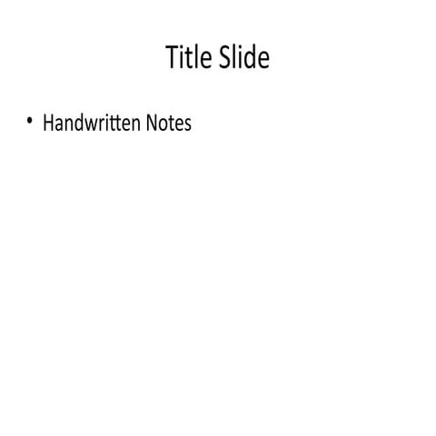 Handwritten_Notes_Presentation.pptx.......... | PPTX