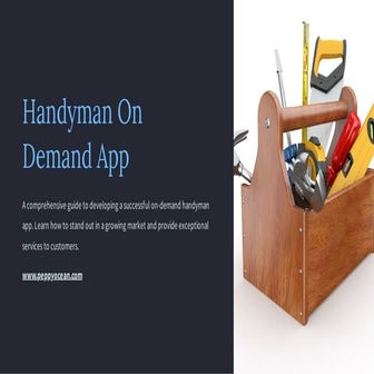 Handyman On-Demand App | PDF | Home Improvement | Home & Garden