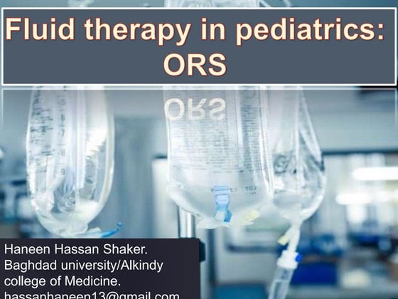 Ors mbbs class | PPT