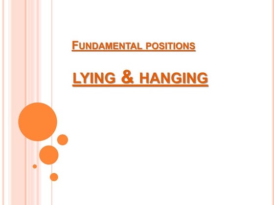 Hanging position 1 | PPTX