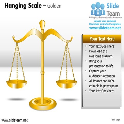 Weighing scale powerpoint presentation templates | PPTX