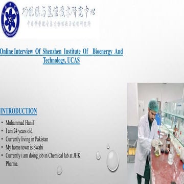 Hanif UCAS PPT file of interview for selecting.pptx