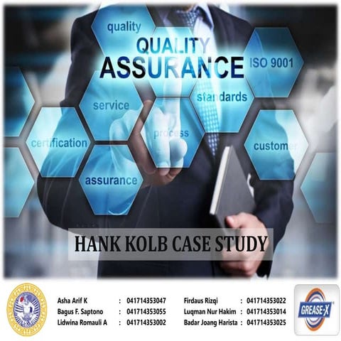 Hank kolb case study | PPTX