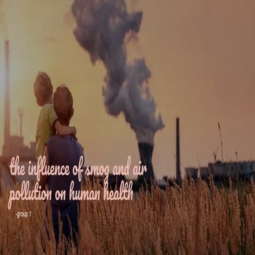 Smog by Group 1 | PDF