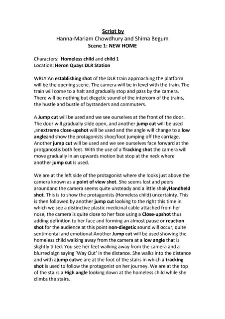 Script the weekend | PDF