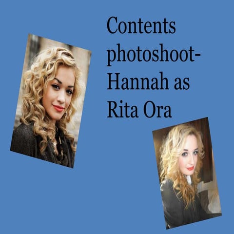 Photo shoot for magazine cover | PPT