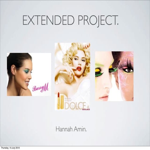 Hannah extended project. | PPT