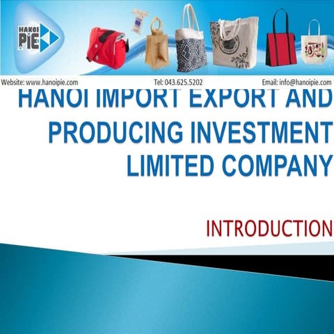 Hanoi import export and producing investment limited company ...