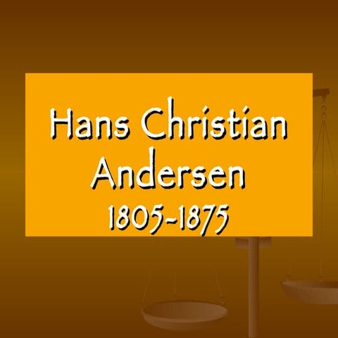 Hans Christian Andersen | PPT
