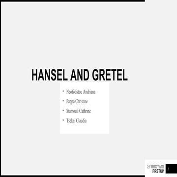 Hansel and Gretel | PPT