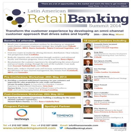 Latin American Retail Banking Summit | PDF