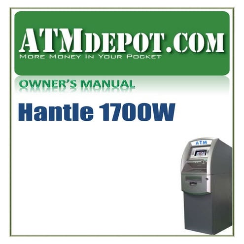 Hantle 1700 w-atm-owners-manual | PDF