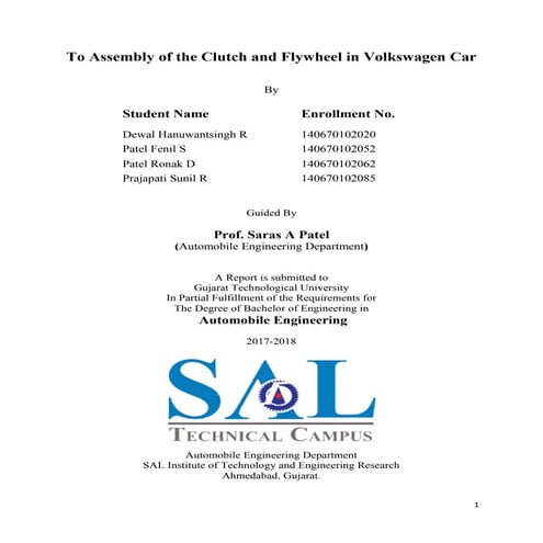 GTU PMMS IDP REPORT | PDF