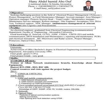 Hany Resume | PDF