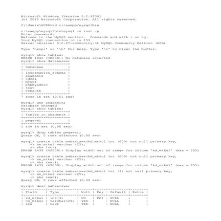 Hanya contoh saja dari xampp | PDF