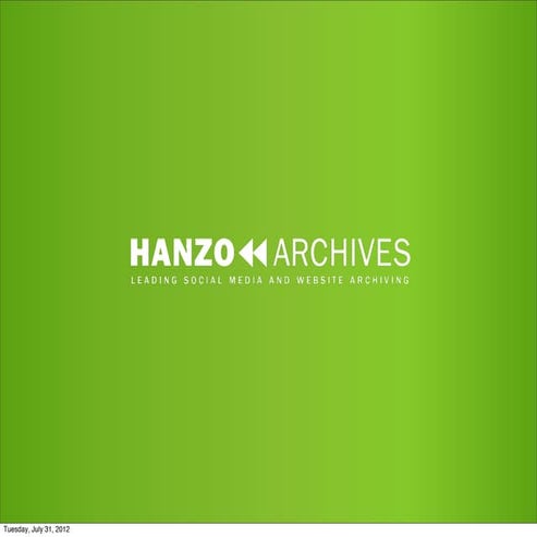 Hanzo Archives - Web Archiving and EDRM | PDF