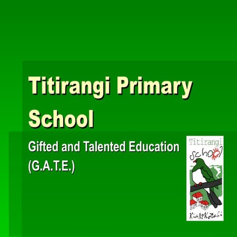 TPS GATE Parent Evening Presentation | PPT