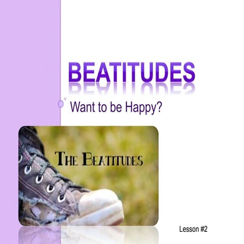 The Beatitudes | PPTX
