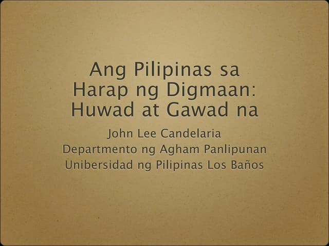 Pamumuhay ng mga pilipino sa panahon ng mga Hapones | PPTX