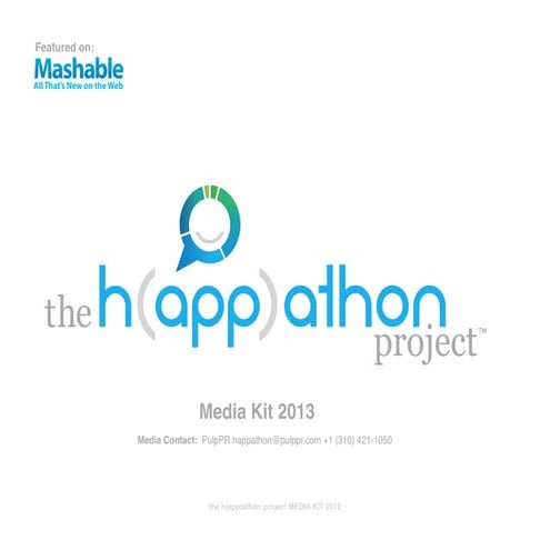 The H(app)athon Project Media/Press Kit | PPT