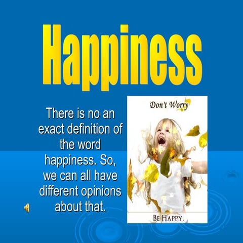 Happiness | PPT