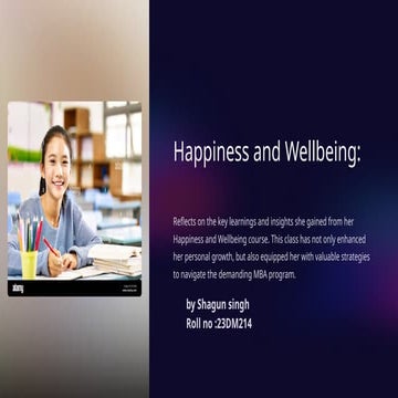 Happiness-and-Wellbeing-23DM214 SHAGUN SINGH.pptx